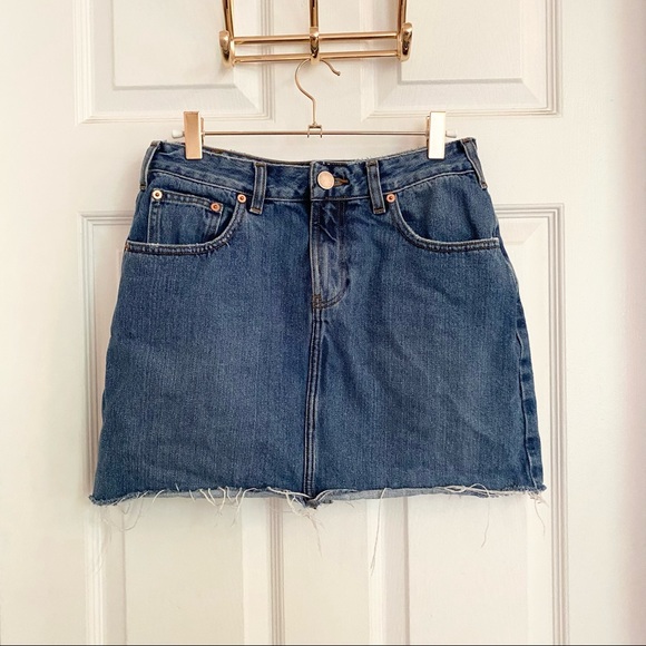 ASOS | Skirts | Asos Denim Mini Skirt | Poshmark